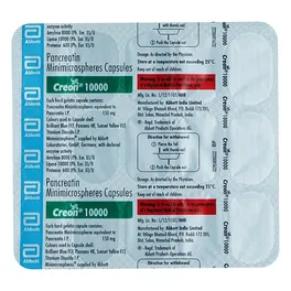Creon 10000 Capsule | Uses, Side Effects, Price | Apollo Pharmacy