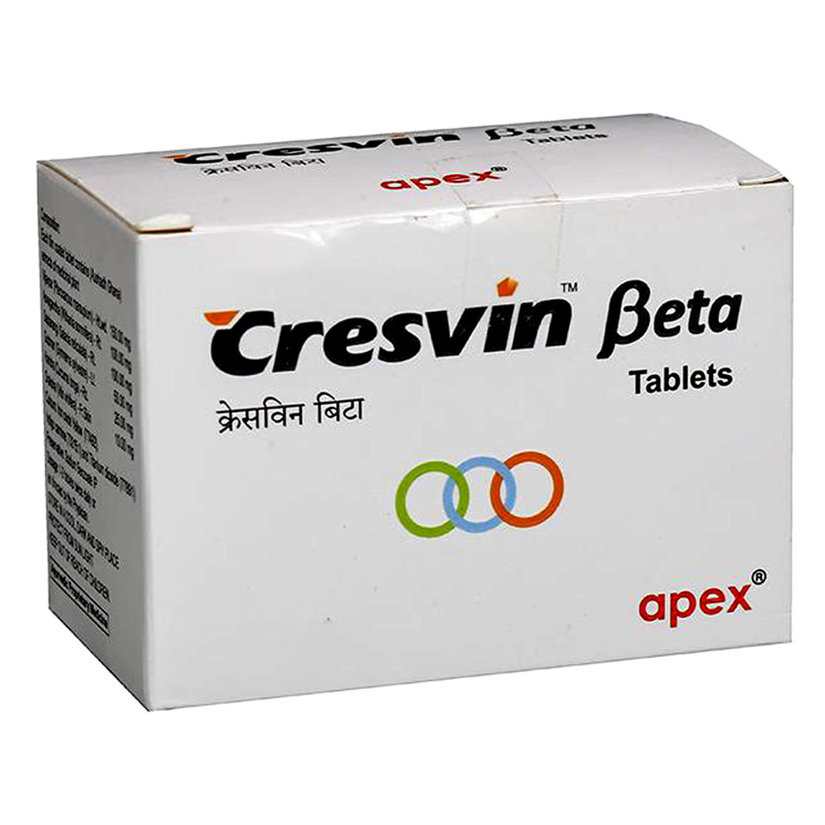 Buy Cresvin Beta, 10 Tablets | 19 Minutes Delivery | Apollo Pharmacy