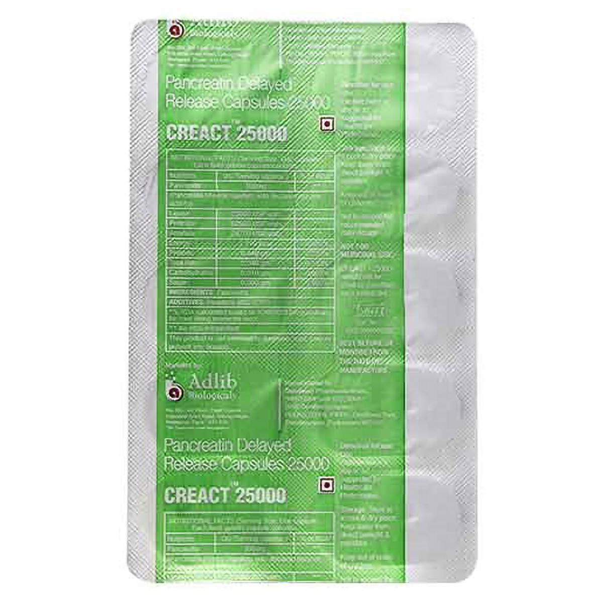 Creact 25000 Capsule | Uses, Side Effects, Price | Apollo Pharmacy