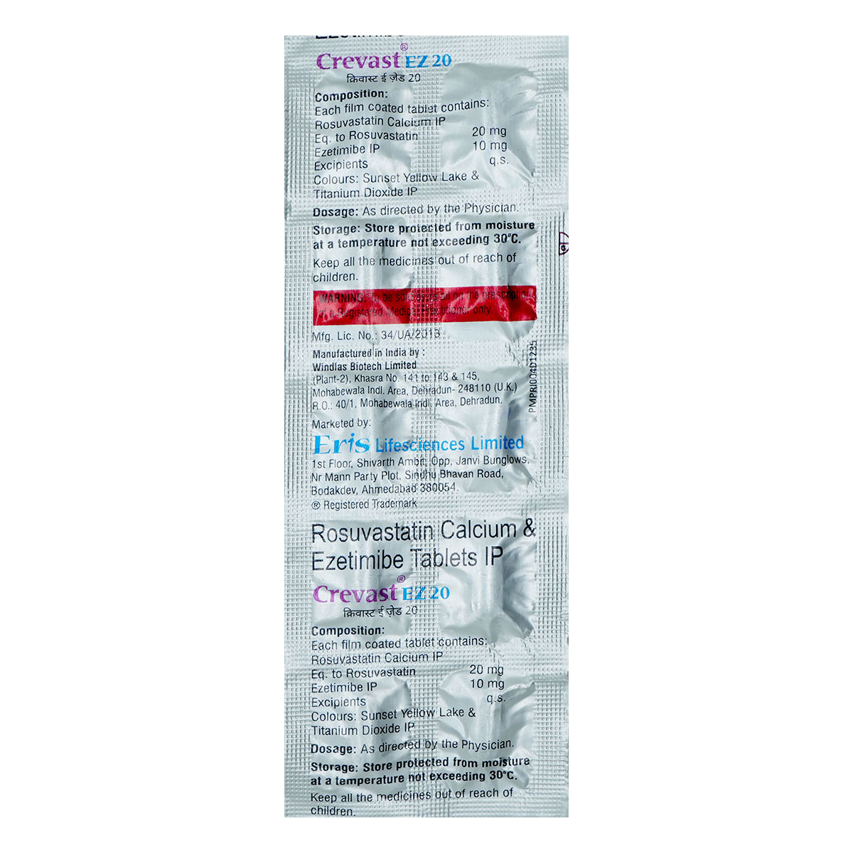 Crevast Ez Tablet | Uses, Side Effects, Price | Apollo Pharmacy