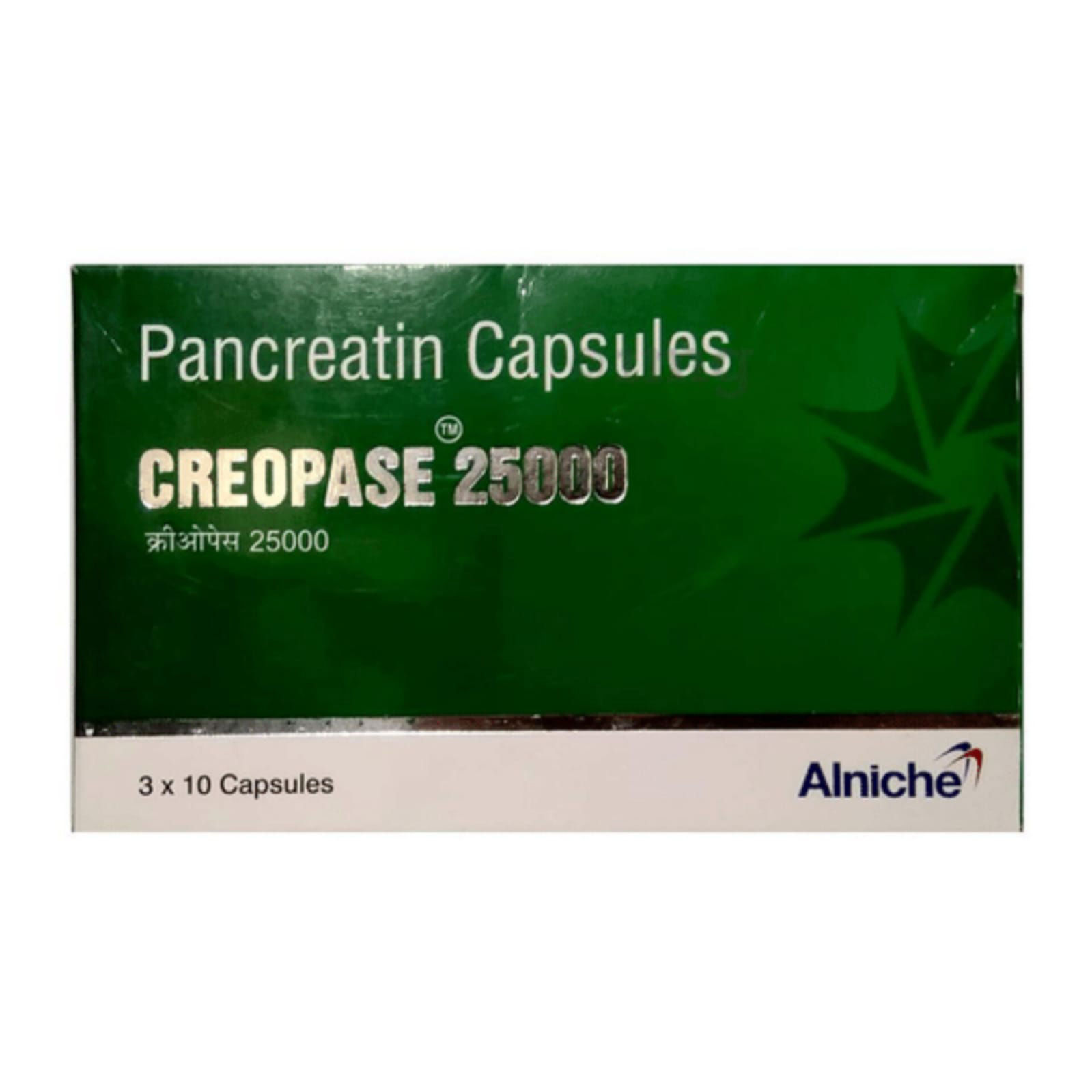 Creopase 25000 mg Capsule | Uses, Side Effects, Price | Apollo Pharmacy