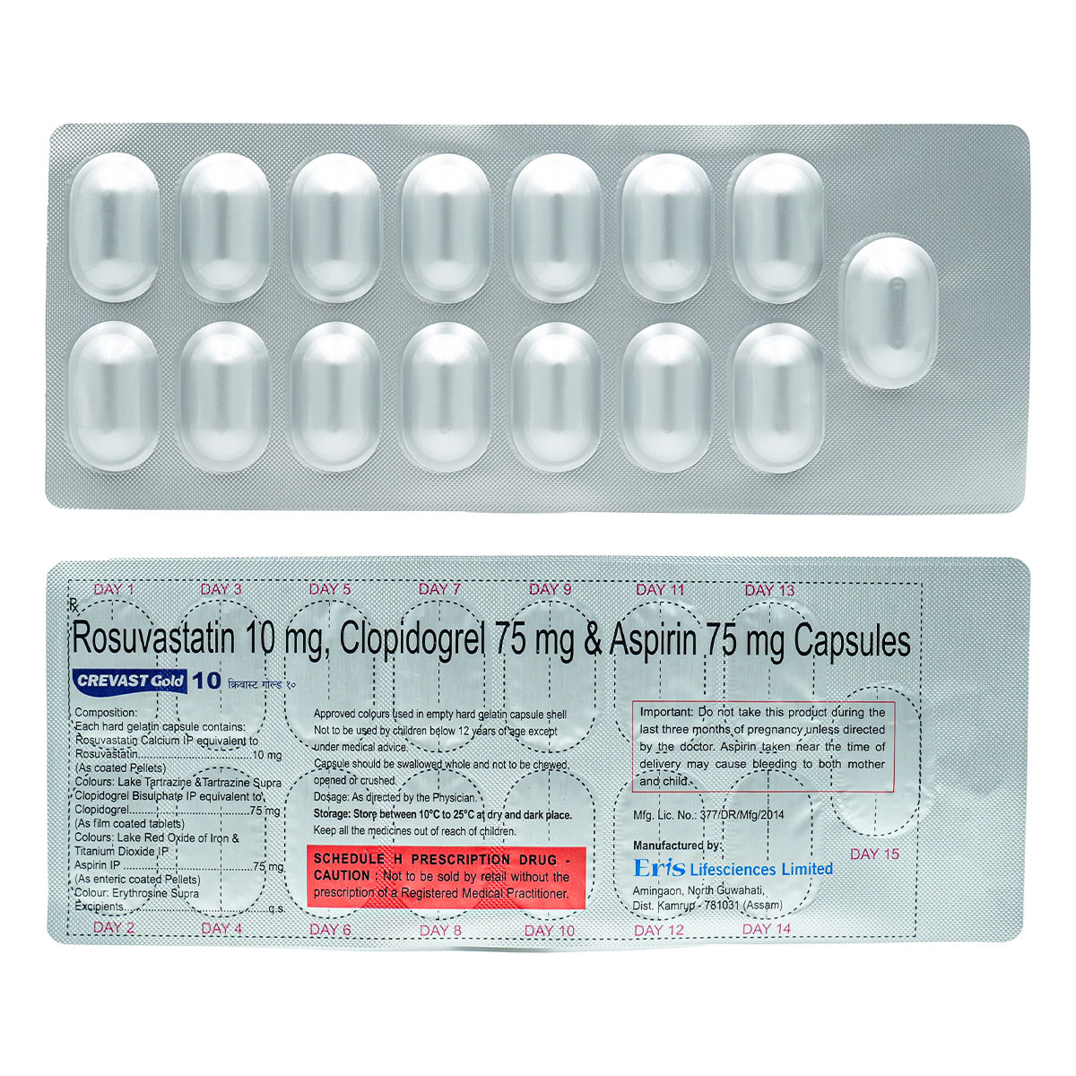 Crevast Gold 10 Capsule | Uses, Side Effects, Price | Apollo Pharmacy