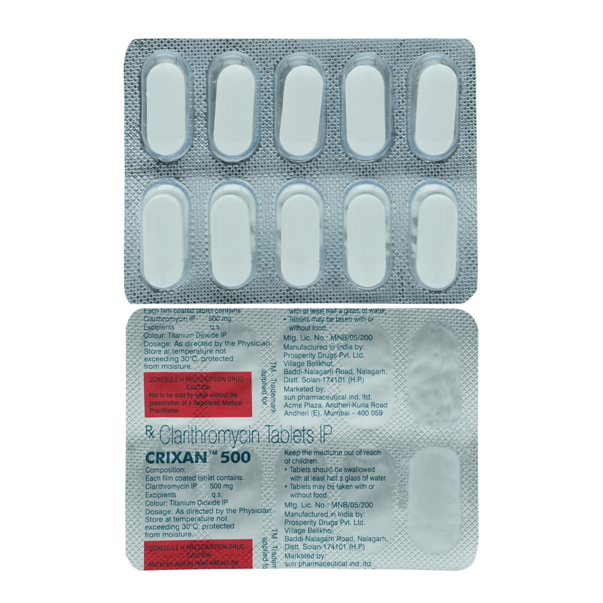 Crixan 500 Tablet 10's Price, Uses, Side Effects, Composition - Apollo ...