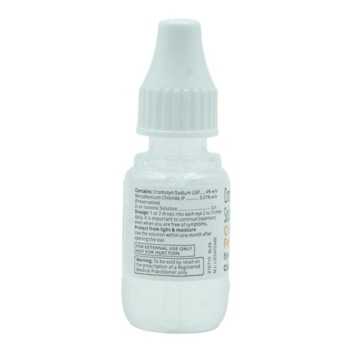 Cromal Forte Eye Drops 5 ml | Uses, Side Effects, Price | Apollo Pharmacy