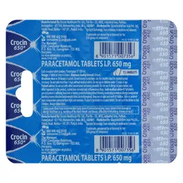 Buy Crocin 650 Tablet | 19 Minutes Delivery | Apollo Pharmacy