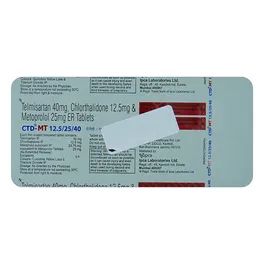 Ctd-Mt 12.5/25/40 Tab | Uses, Side Effects, Price | Apollo Pharmacy