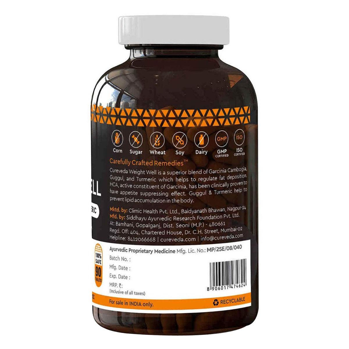 Cureveda Weight Well, 90 Tablets Price, Uses, Side Effects, Composition ...