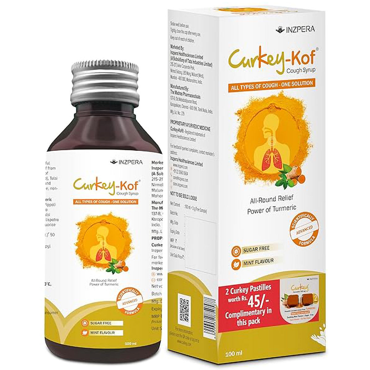 Buy Curkey-Kof Cough Syrup, 100 ml | 19 Minutes Delivery | Apollo Pharmacy