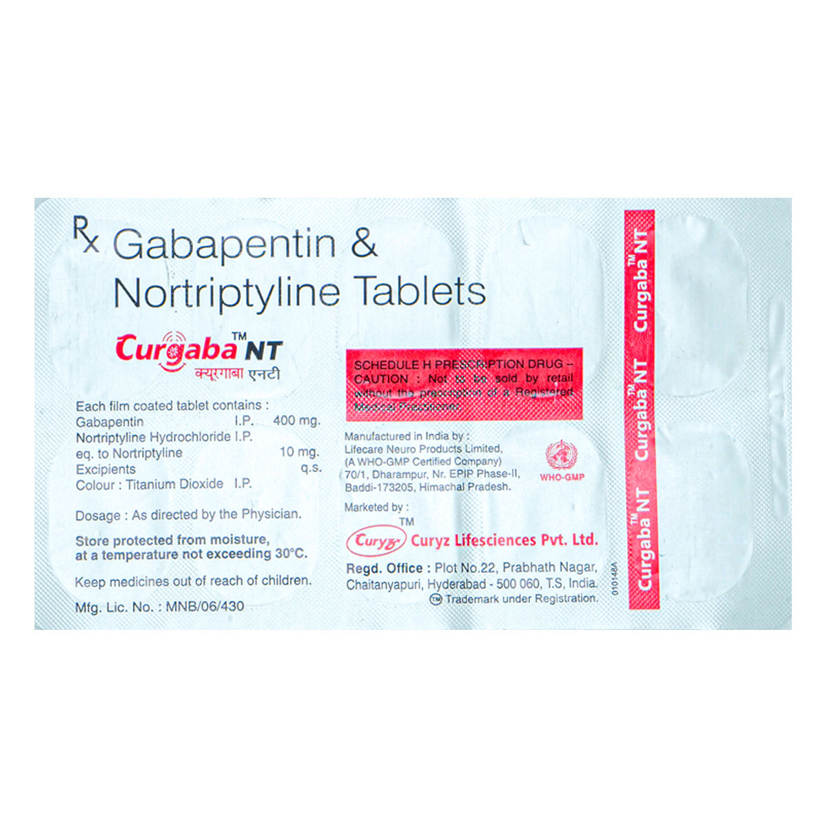 Curgaba NT Tablet | Uses, Side Effects, Price | Apollo Pharmacy
