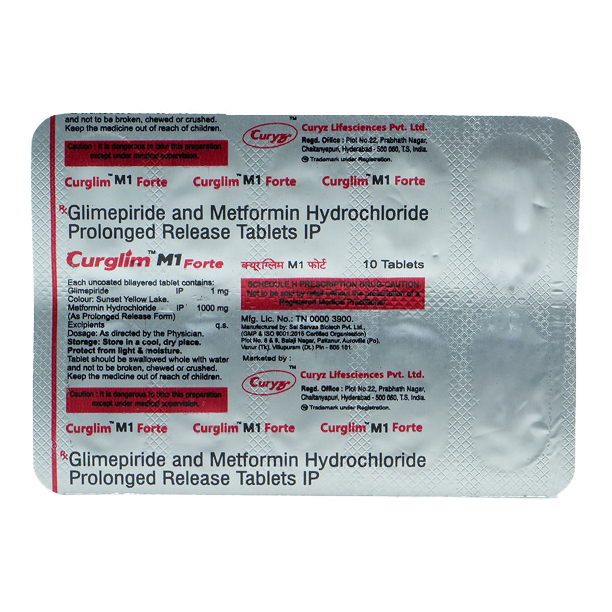 Curglim M1 Forte Tablet | Uses, Side Effects, Price | Apollo Pharmacy