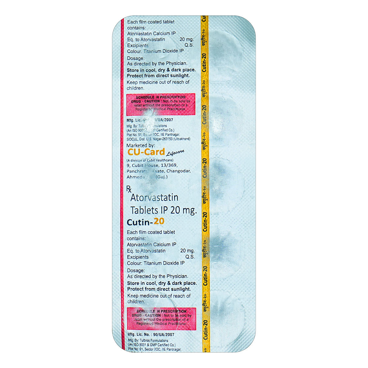 CUTIN 20MG TABLET | Uses, Side Effects, Price | Apollo Pharmacy