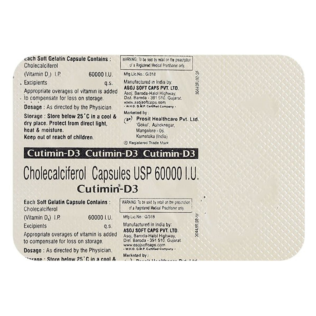 Cutimin-D3 60K Softgel Capsule | Uses, Side Effects, Price | Apollo ...