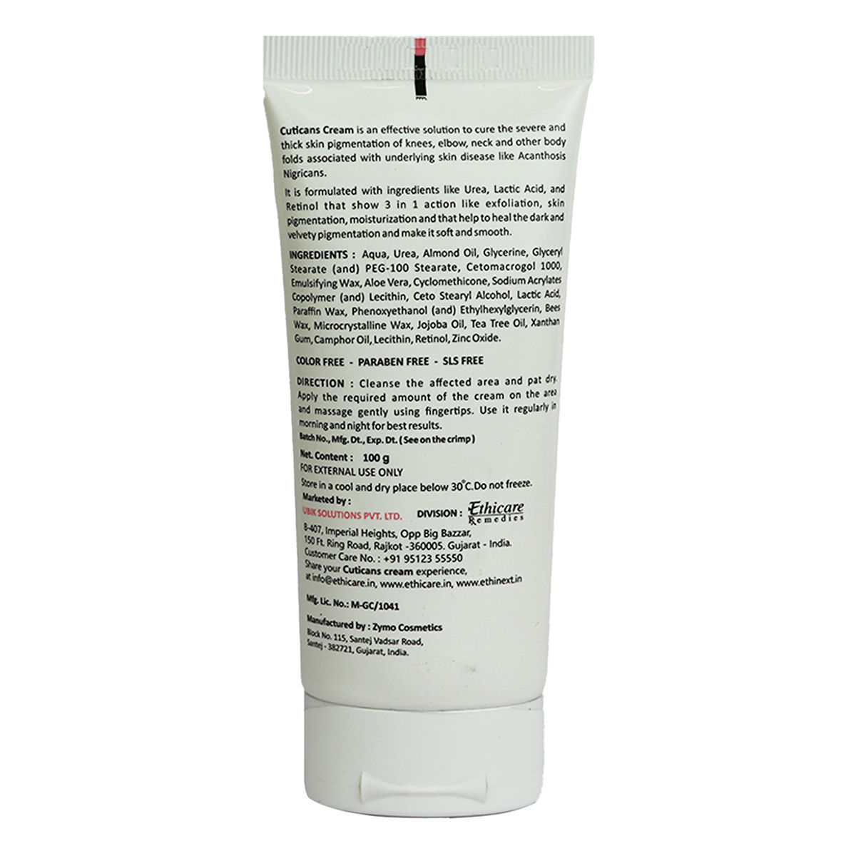 Cuticans Cream 100 gm Price, Uses, Side Effects, Composition - Apollo ...