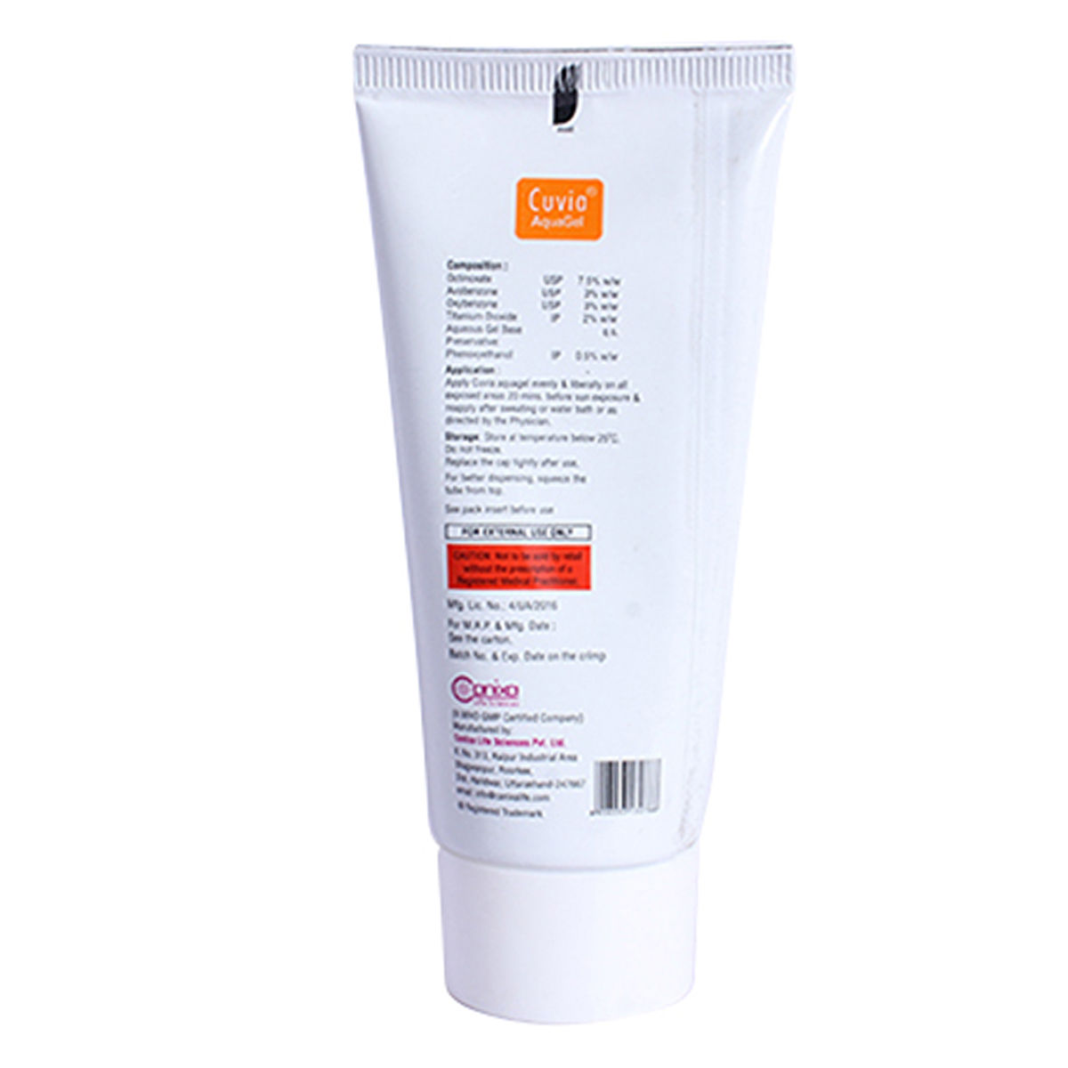 Cuvia Spf-30 Aquagel 50 gm Price, Uses, Side Effects, Composition ...