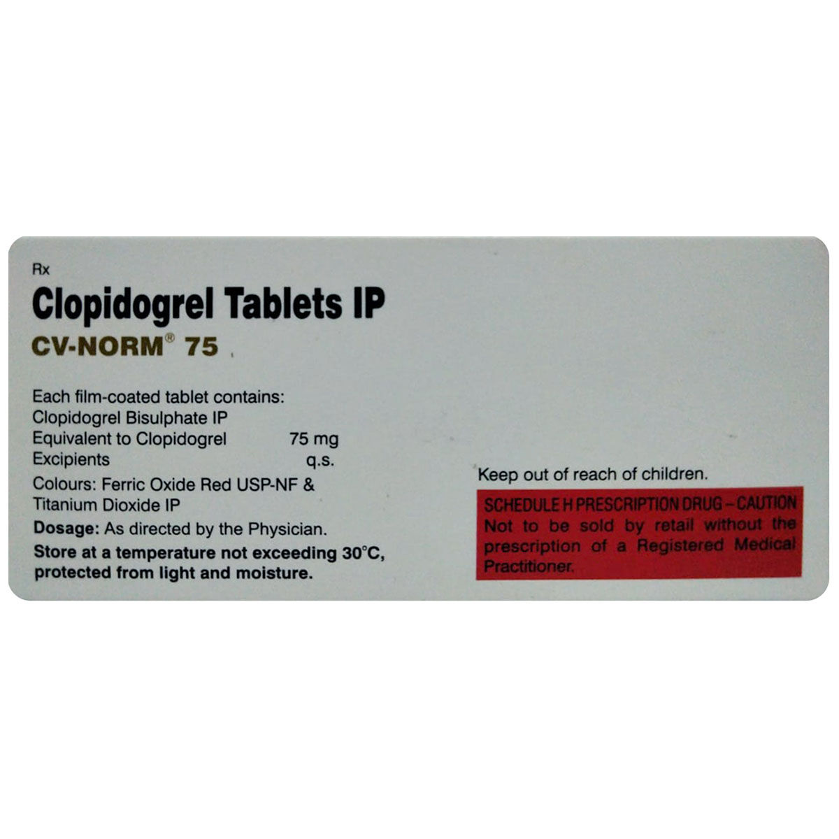 CV-Norm 75 Tablet | Uses, Side Effects, Price | Apollo Pharmacy