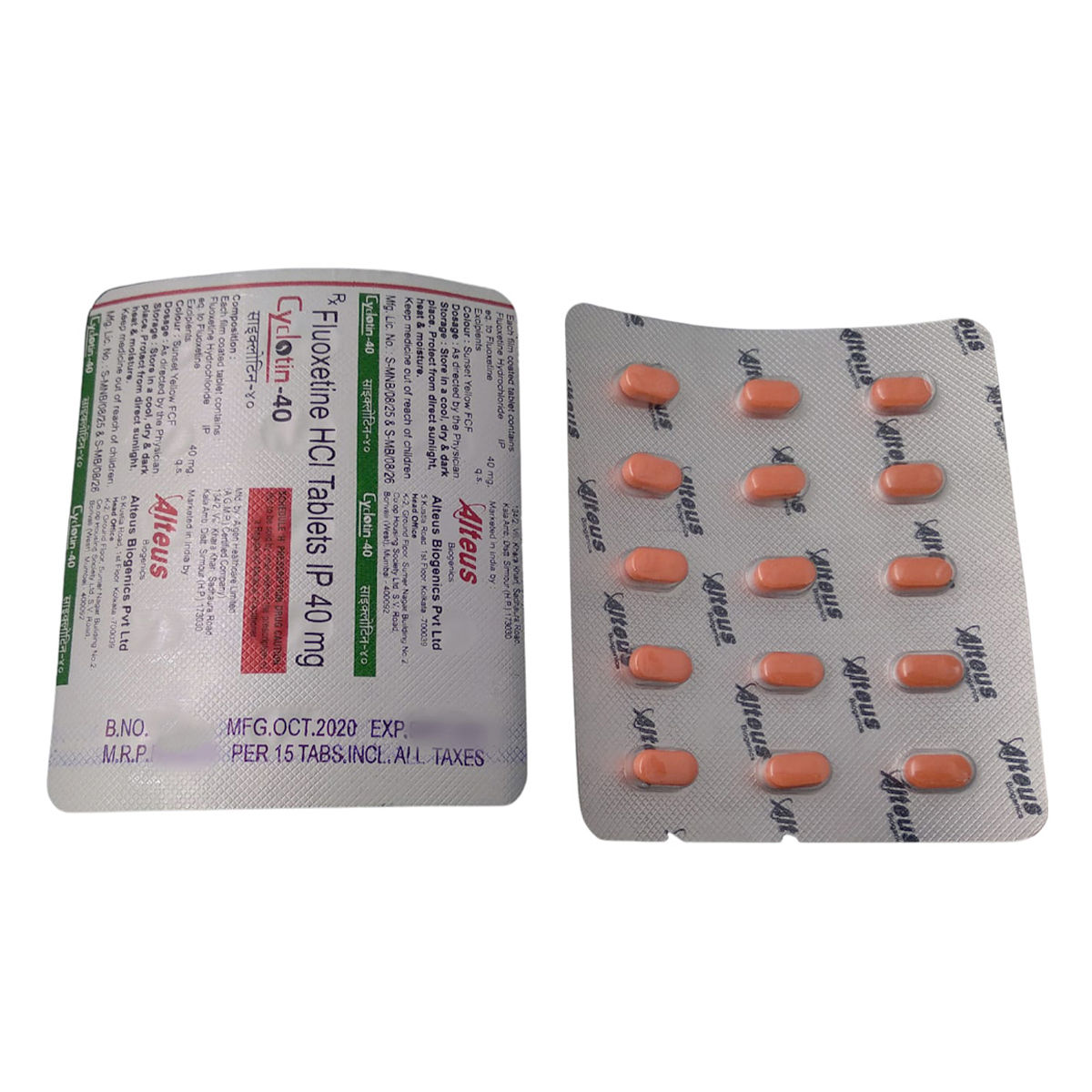 Cyclotin-40mg Tablet 15's Price, Uses, Side Effects, Composition ...
