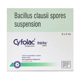 Cyfolac Suspension 5 ml | Uses, Side Effects, Price | Apollo Pharmacy