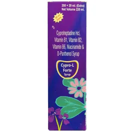 Cypro L Forte Syrup | Uses, Side Effects, Price | Apollo Pharmacy