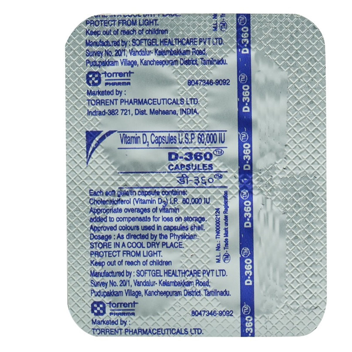 D 360 Capsule 4's Price, Uses, Side Effects, Composition - Apollo Pharmacy