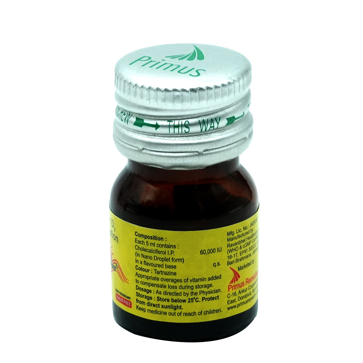 D3 More 60K S/F Oral Solu 5Ml Price, Uses, Side Effects, Composition ...