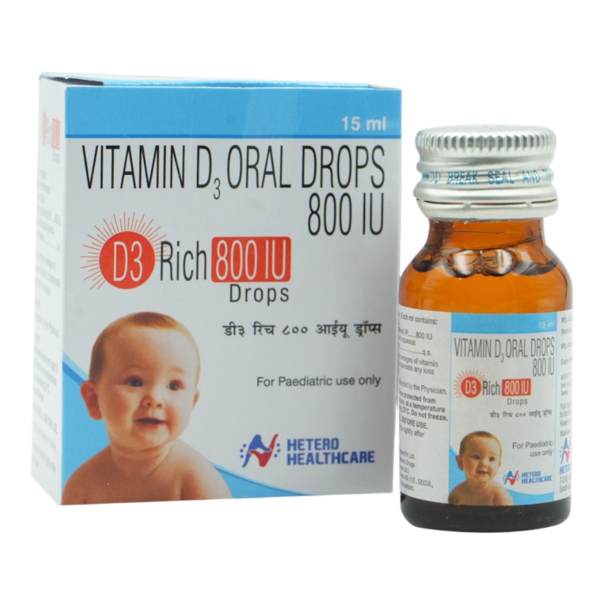 D3 Rich 800 IU Drops | Uses, Side Effects, Price | Apollo Pharmacy
