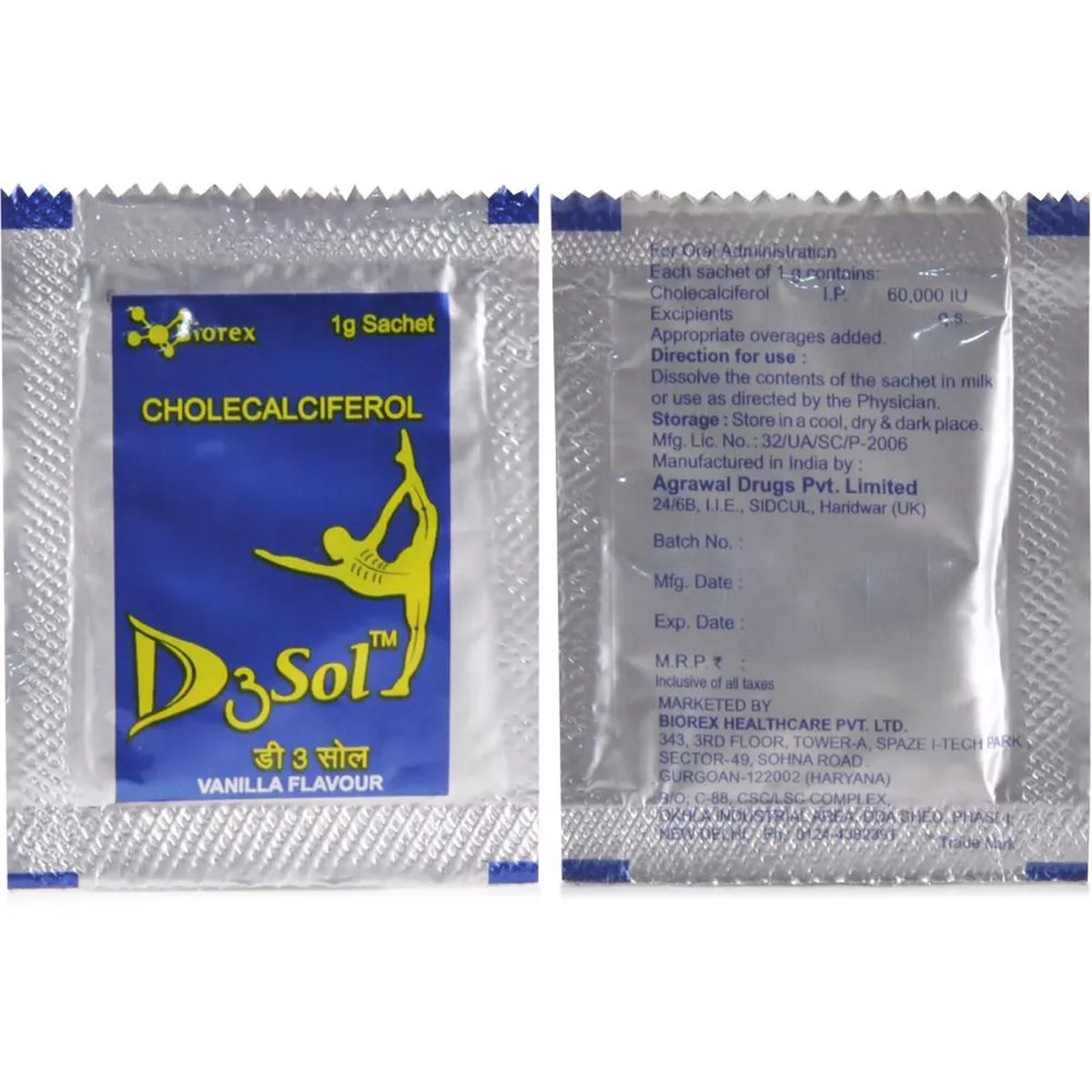D3Sol Powder 1 gm | Uses, Side Effects, Price | Apollo Pharmacy