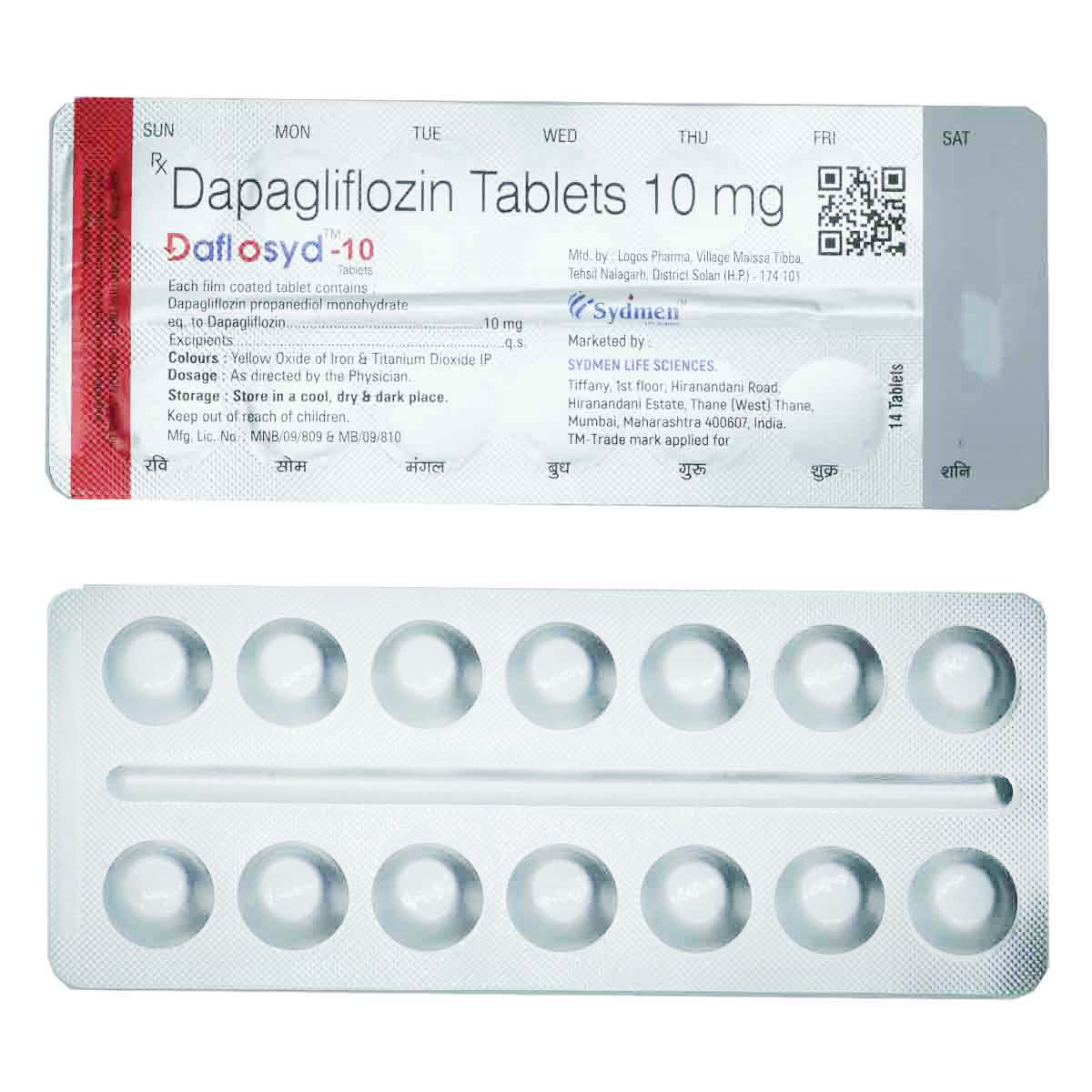 Daflosyd-10 Tablet 1 | Uses, Side Effects, Price | Apollo Pharmacy