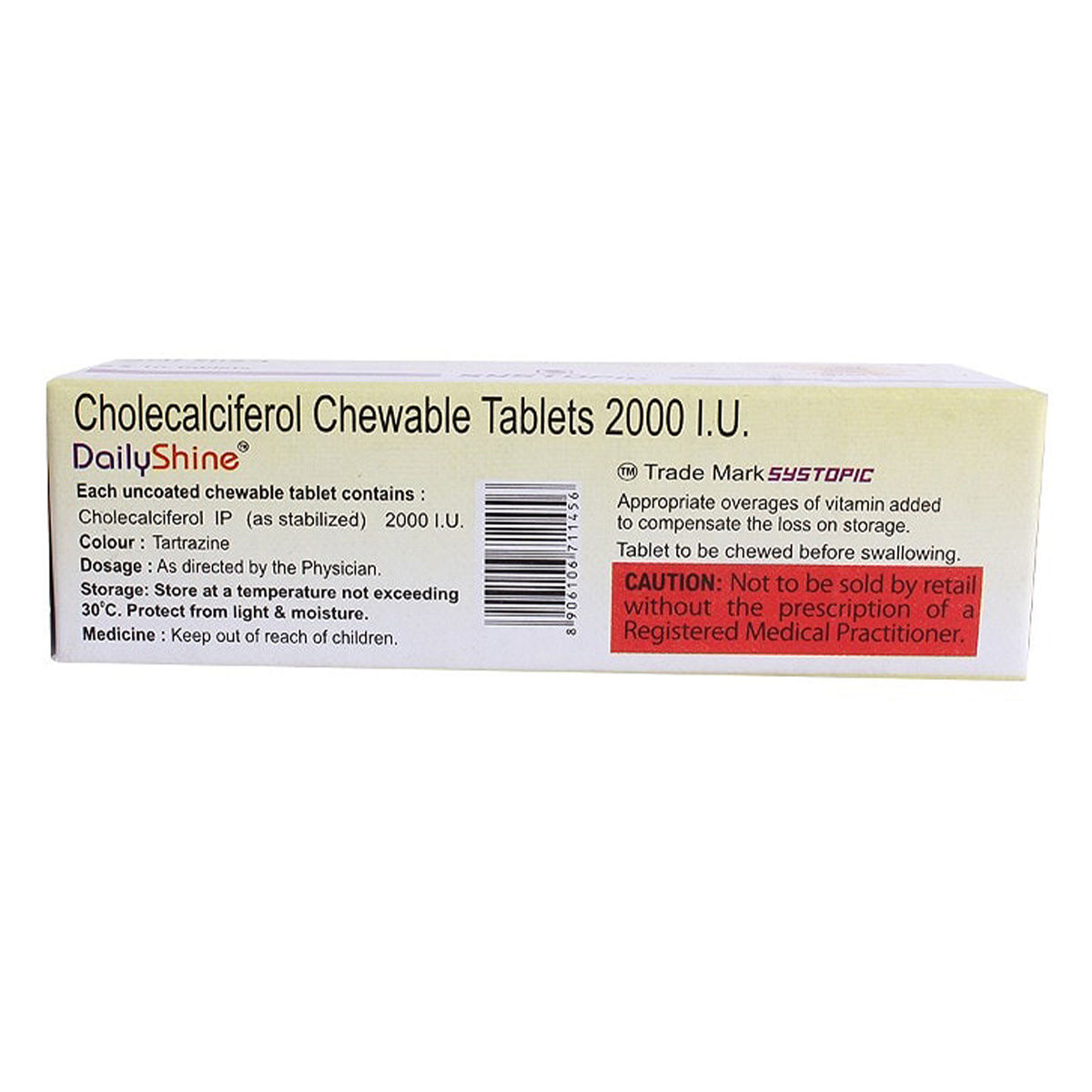 DailyShine 2000 IU Tablet 10's Price, Uses, Side Effects, Composition ...
