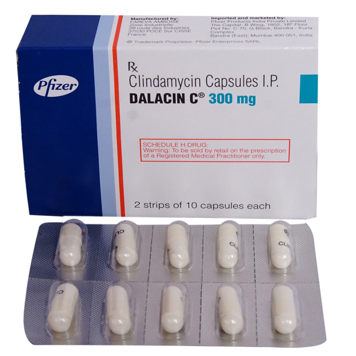 Dalacin C 300 mg Capsule | Uses, Side Effects, Price | Apollo Pharmacy