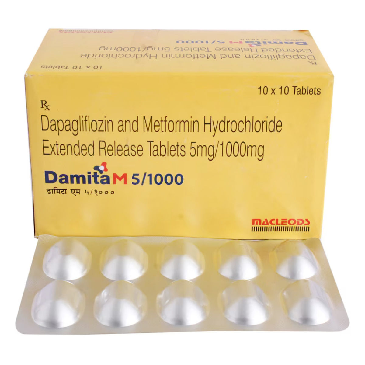 Damita M 5/1000 Tablet | Uses, Side Effects, Price | Apollo Pharmacy