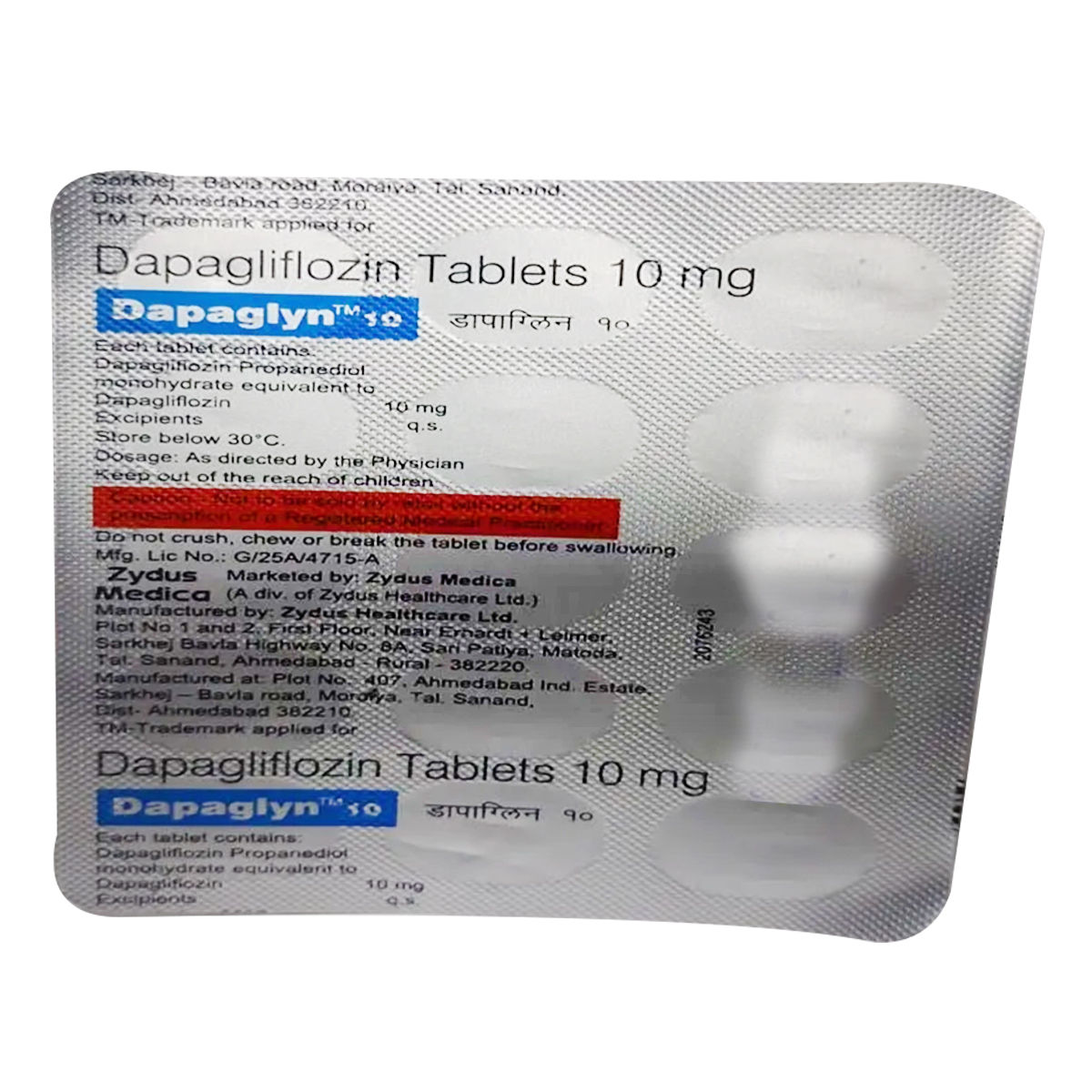 Dapaglyn 10 Tablet | Uses, Side Effects, Price | Apollo Pharmacy