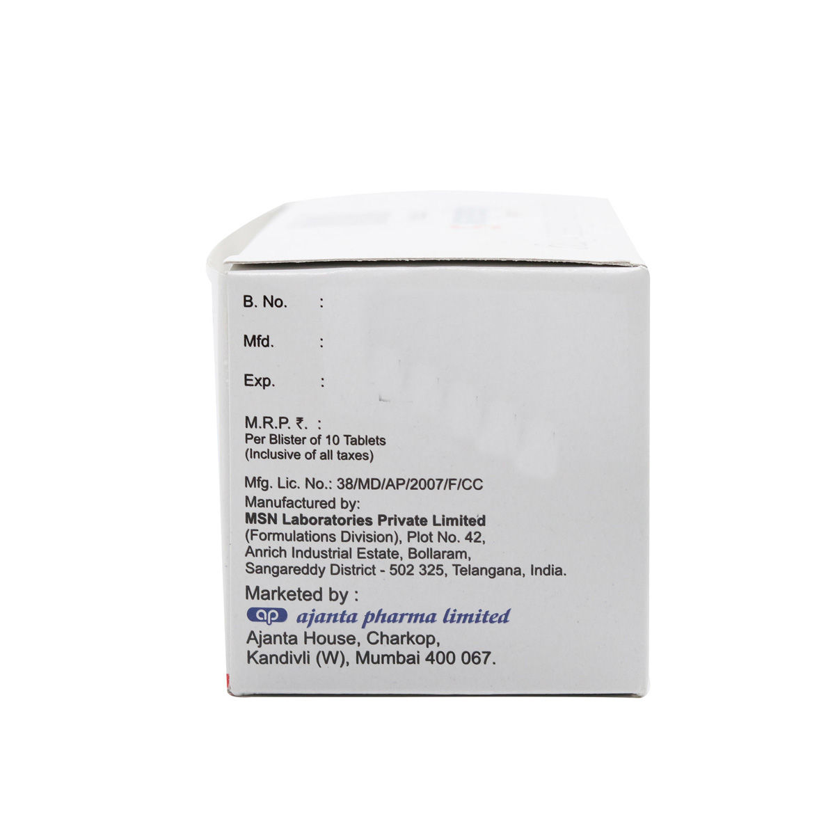 Dapalex 5 Tablet 10's Price, Uses, Side Effects, Composition - Apollo Pharmacy