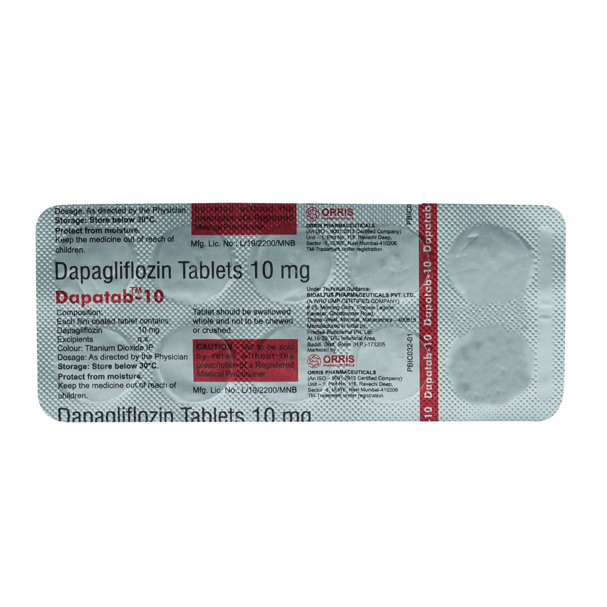 Dapatab-10 Tablet | Uses, Side Effects, Price | Apollo Pharmacy