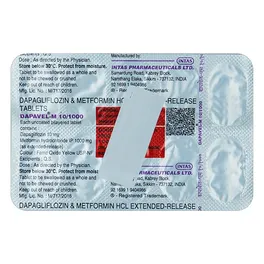 Dapavel-M 10/1000 Tablet | Uses, Side Effects, Price | Apollo Pharmacy