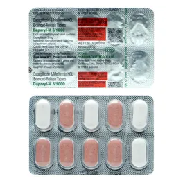 Daparyl-M 5/1000 Tablet | Uses, Side Effects, Price | Apollo Pharmacy