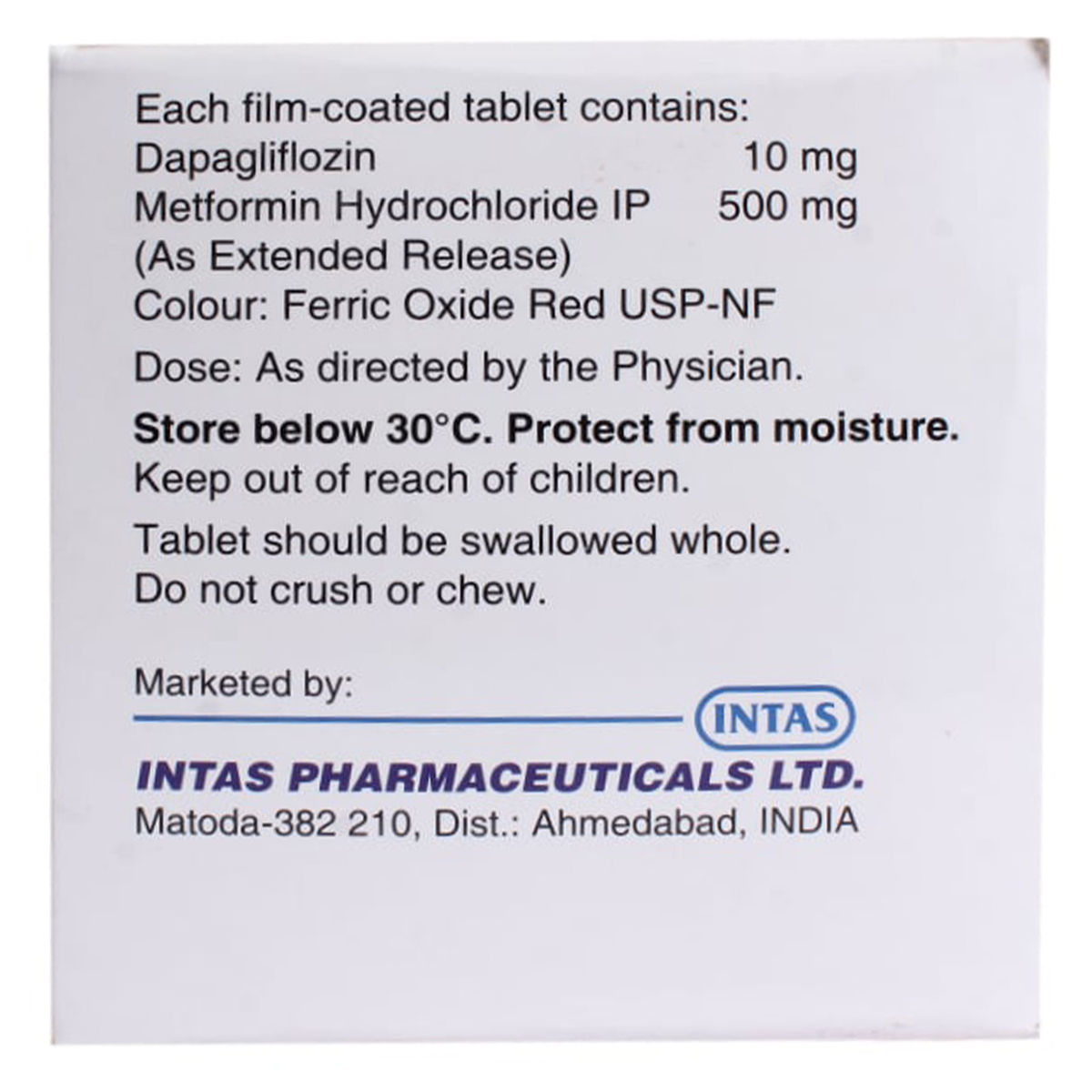 Daparyl-M 10/500 Tablet | Uses, Side Effects, Price | Apollo Pharmacy