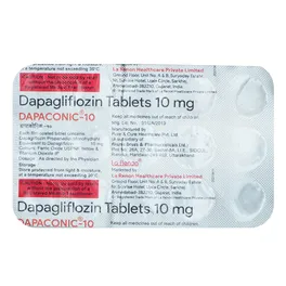 Dapaconic-10 Tablet | Uses, Side Effects, Price | Apollo Pharmacy