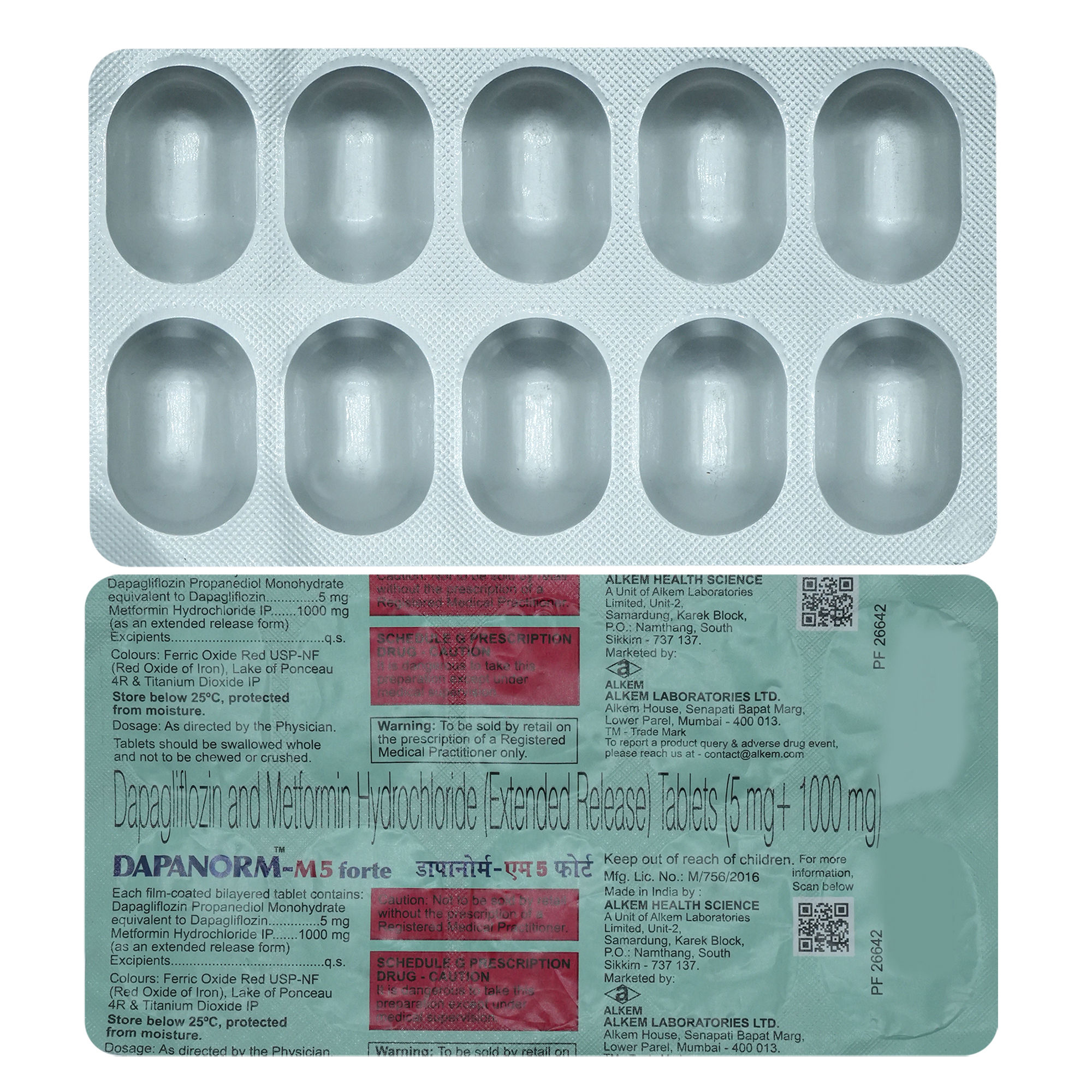 Dapanorm-M 5 Forte Tablet | Uses, Side Effects, Price | Apollo Pharmacy
