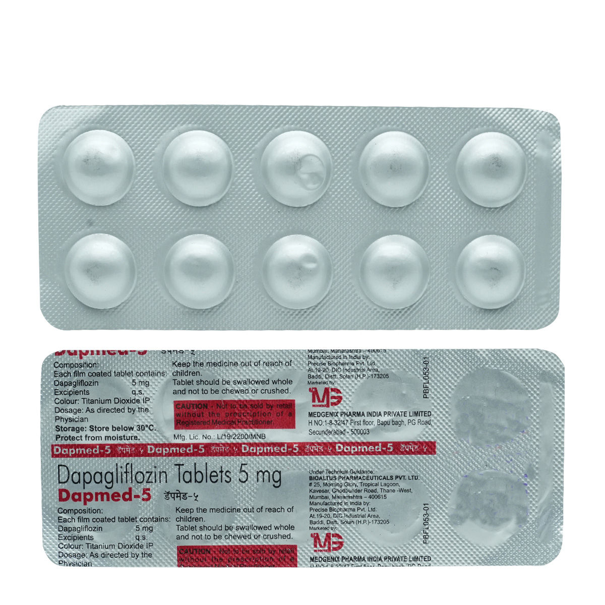 Dapmed-5 Tablet 10's Price, Uses, Side Effects, Composition - Apollo ...