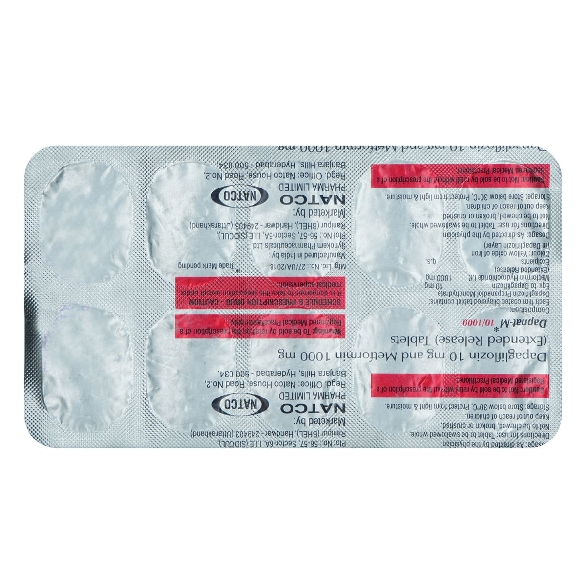 Dapnat-M 10/1000 Tablet | Uses, Side Effects, Price | Apollo Pharmacy