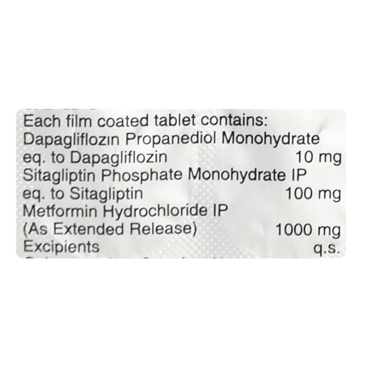 Dapavel Trio 1000 Tablet 10's Price, Uses, Side Effects, Composition - Apollo Pharmacy