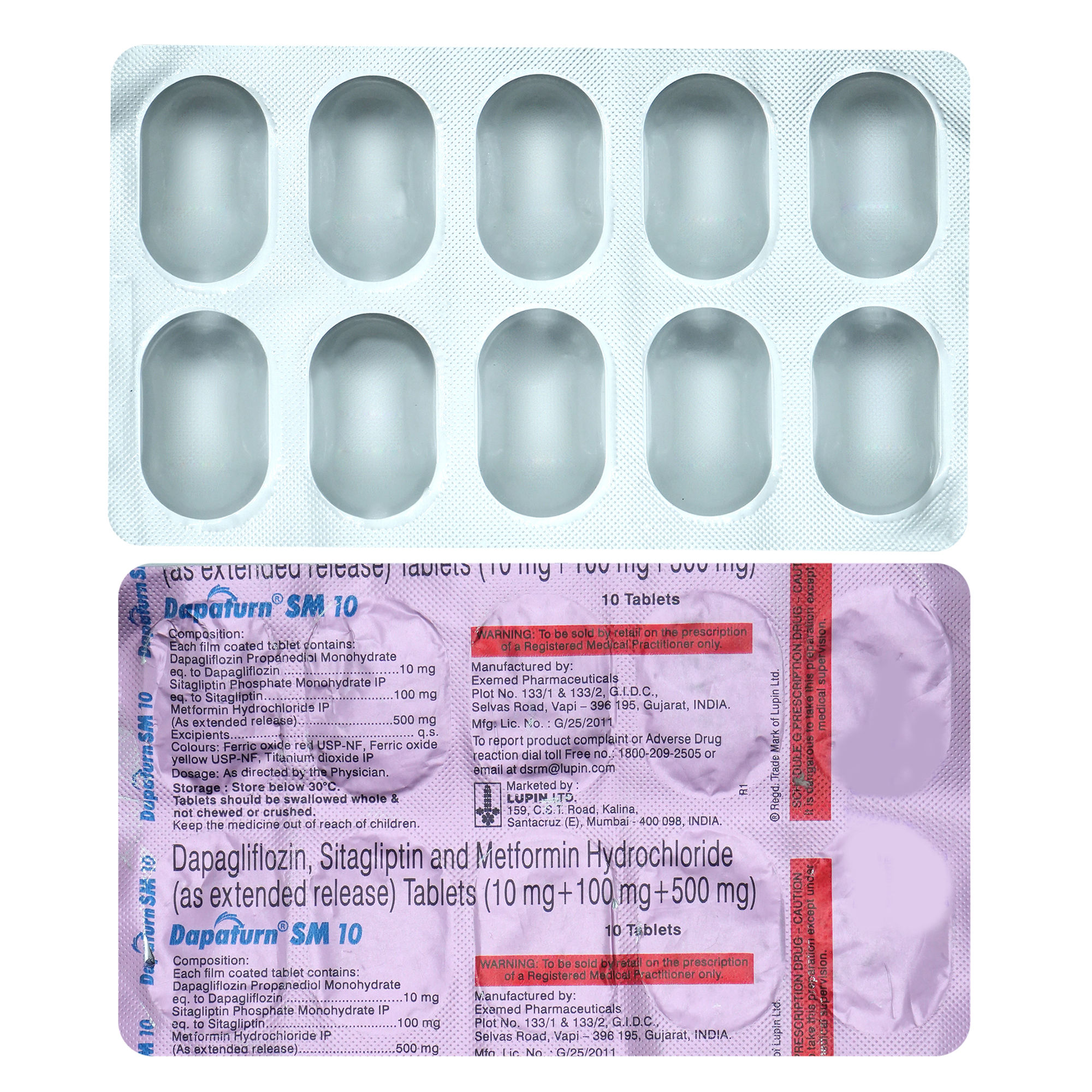 Dapaturn SM 10 Tablet | Uses, Side Effects, Price | Apollo Pharmacy