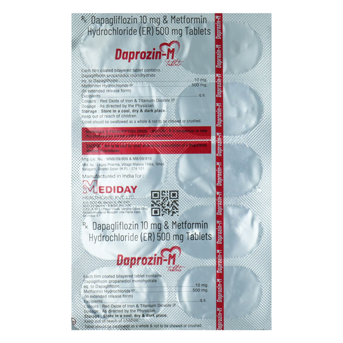 Daprozin-M Tablet | Uses, Side Effects, Price | Apollo Pharmacy