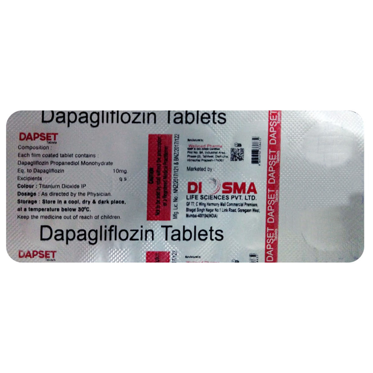 Dapset Tablet | Uses, Side Effects, Price | Apollo Pharmacy