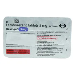 Dayvigo 5 mg Tablet | Uses, Side Effects, Price | Apollo Pharmacy