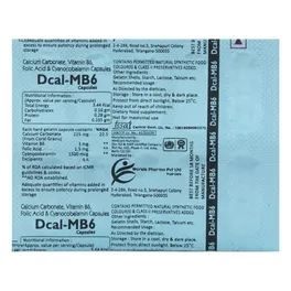 Dcal-MB6 Capsule | Uses, Side Effects, Price | Apollo Pharmacy