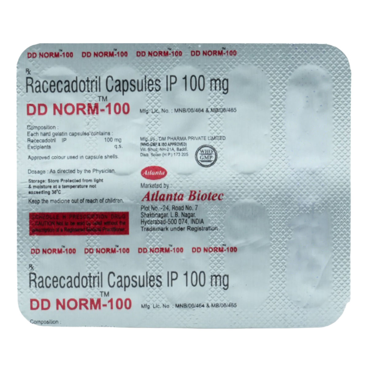 DD Norm-100 Capsule | Uses, Side Effects, Price | Apollo Pharmacy