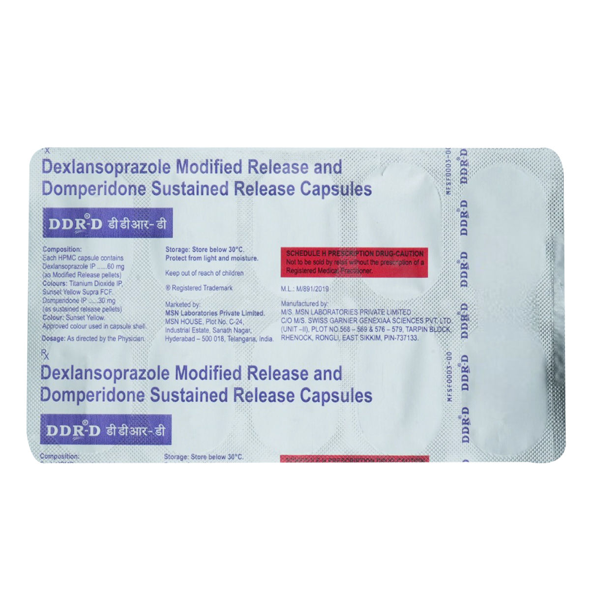 Ddr-D 60/30 Cap | Uses, Side Effects, Price | Apollo Pharmacy