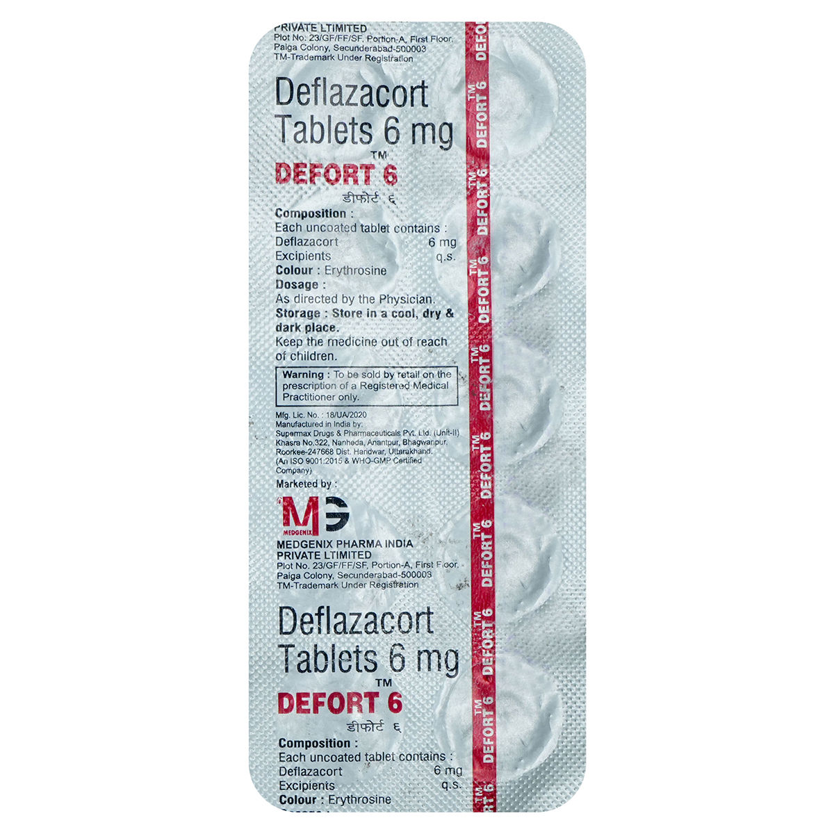 Defort-6 Tablet | Uses, Side Effects, Price | Apollo Pharmacy