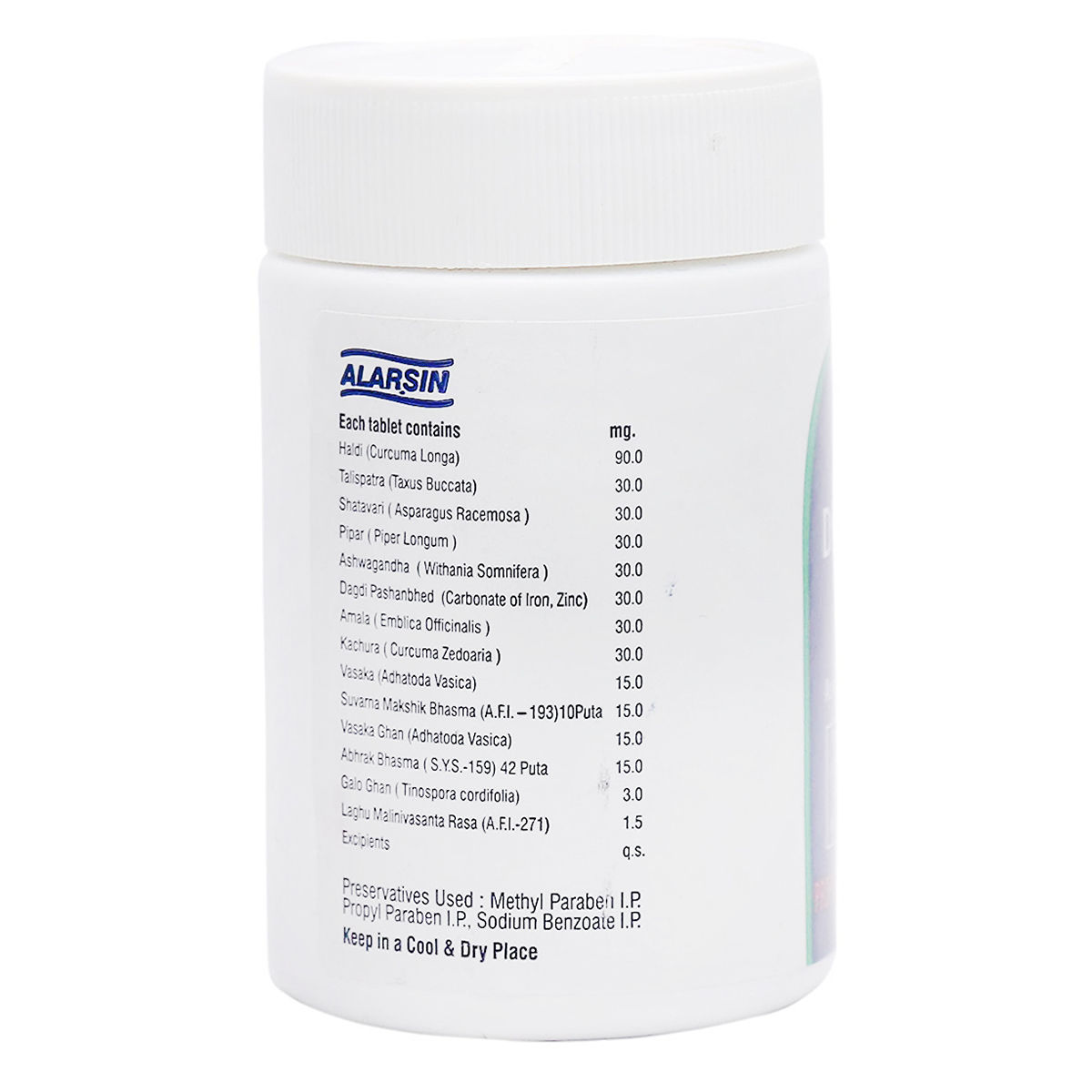 Alarsin Dekofcyn, 100 Tablets Price, Uses, Side Effects, Composition ...